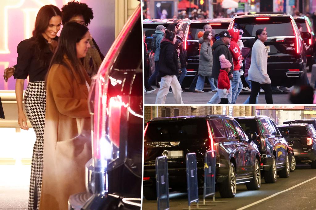 Meghan Markle hires 'over-the-top' motorcade for Broadway night - USA ...